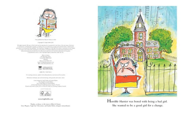 Horrible Harriet and the Terrible Tantrum by Leigh Hobbs, Hardcover ...