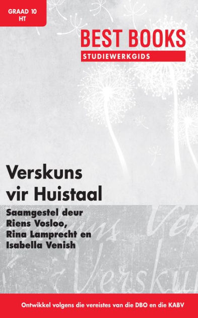 Studiewerkgids: Verskuns Graad 10 Huistaal by Riens Vosloo | eBook ...