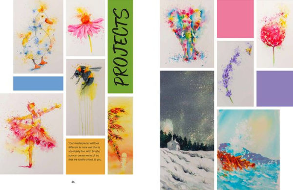 Painting with Brusho: Create vibrant & expressive paintings using ...