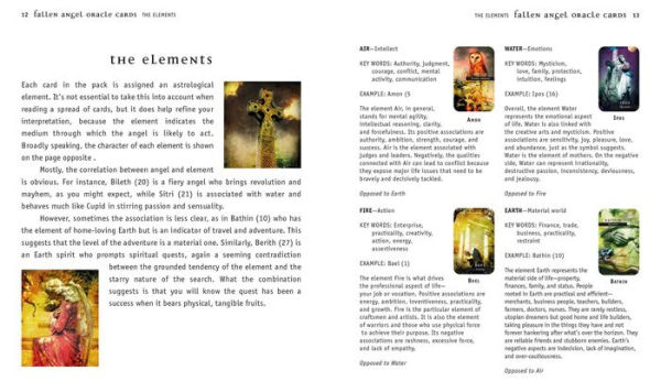 Fallen Angel Oracle Cards: Discover the art and wisdom of prediction ...