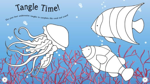 Zentangle Under the Sea by Hannah Geddes, Hardcover | Barnes & Noble®