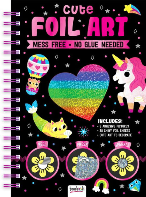 Sparkly Art Animal Cute Foil Art by Bookoli, Hardcover | Barnes & Noble®