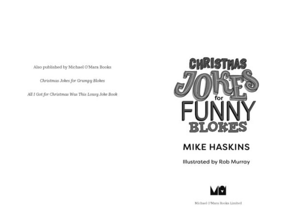 Christmas Jokes for Funny Blokes by Mike Haskins, Rob Murray, Paperback ...