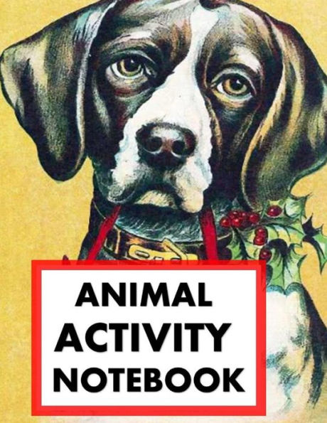 Animal Activity Notebook: Dogs fun/funny Animal Activity and Notebook ...