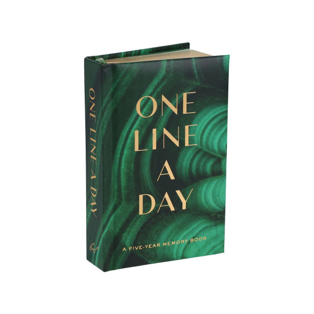 Malachite Green One Line a Day: A Five-Year Memory Book by Chronicle ...
