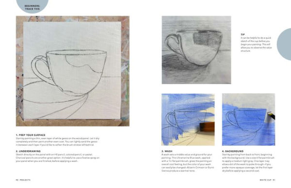 Easy Acrylic Painting: Beginner Tutorials for Small Still Lifes by ...