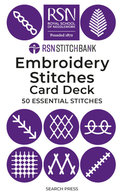 RSN Stitch Bank: The Embroidery Stitches Card Deck: 50 Essential ...