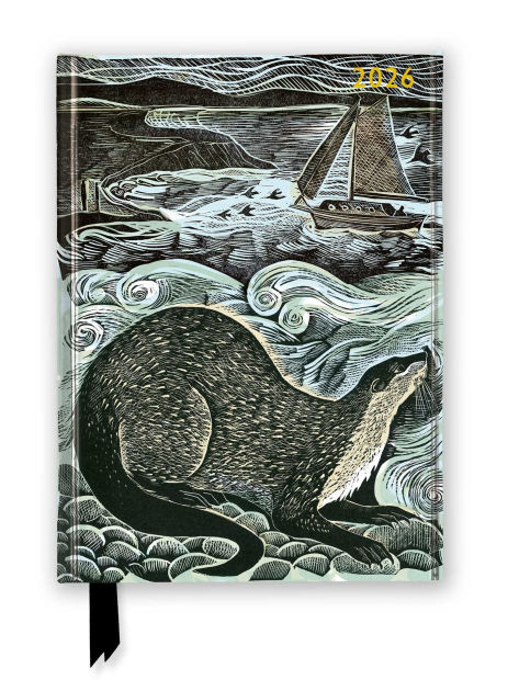 Angela Harding: Shetland Otter and Windsong 2026 Luxury Diary Planner ...