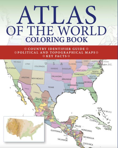 Atlas of the World Coloring by Uttridge, Paperback | Barnes & Noble®