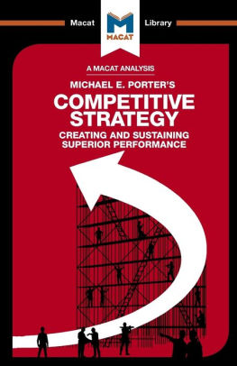 An Analysis of Michael E. Porter's Competitive Strategy: Techniques for ...