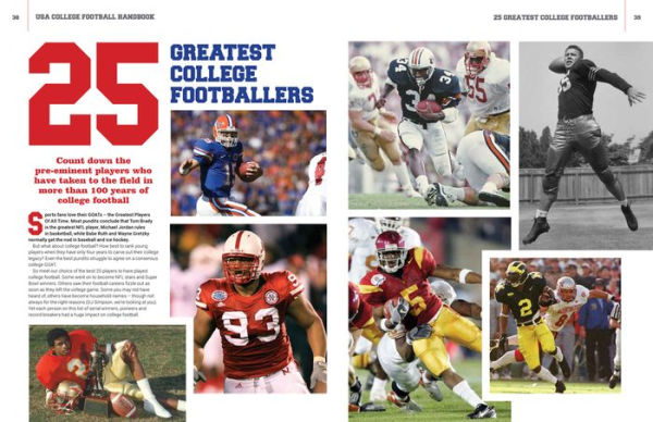 The USA College Football Handbook by Jessica Leggett, Hardcover ...