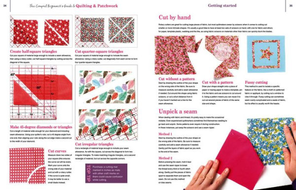 The Compact Beginner's Guide to Quilting & Patchwork by Amy Best, Hannah Westlake, Paperback ...