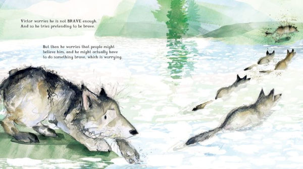 Victor, the Wolf with Worries by Catherine Rayner, Hardcover | Barnes ...