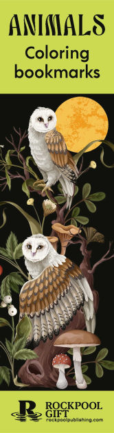 Animals Coloring Bookmarks by Rockpool Publishing, Paperback | Barnes ...