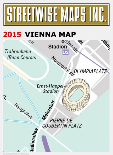 Streetwise Vienna Map - Laminated City Center Street Map of Vienna ...