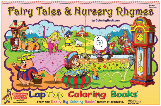 Fairy Tales & Nursery Rhymes Coloring Book by N. Wayne Bell, (RBCB ...