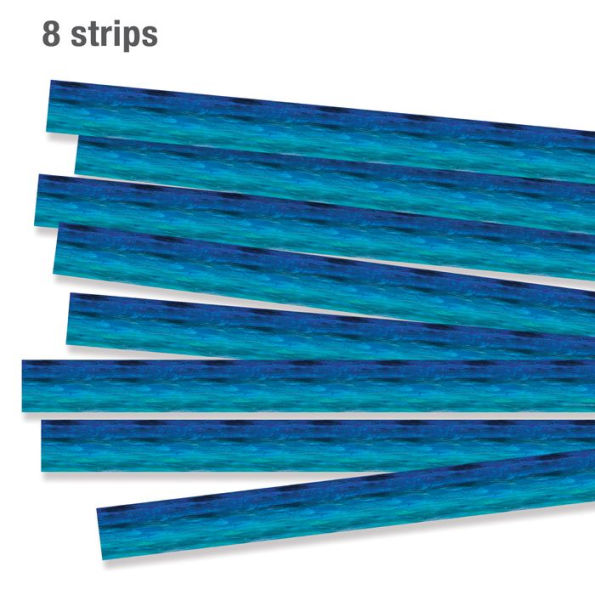 The World of Eric Carle Shades of Blue Straight Bulletin Board Borders ...