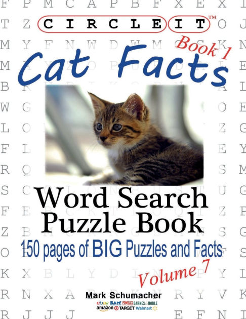 Circle It, Cat Facts, Book 1, Word Search, Puzzle Book by Lowry Global ...