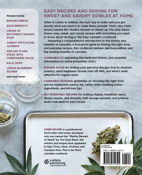 The Easy Cannabis Cookbook: 60+ Medical Marijuana Recipes for Sweet and ...