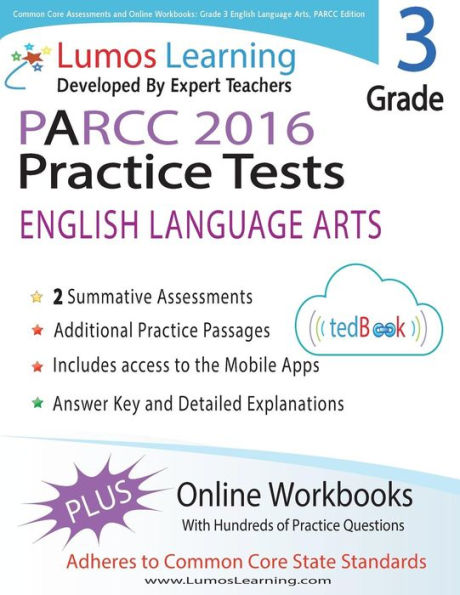 Common Core Assessments and Online Workbooks: Grade 3 Language Arts and ...