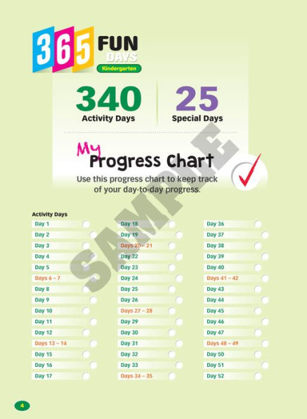 The Old Farmer's Almanac 365 Fun Days : Kindergarten - Activity ...