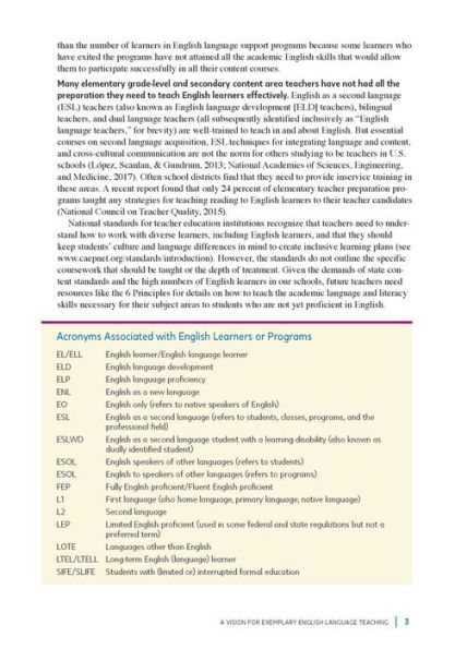 The 6 Principles for Exemplary Teaching of English Learnersï¿½ by TESOL ...