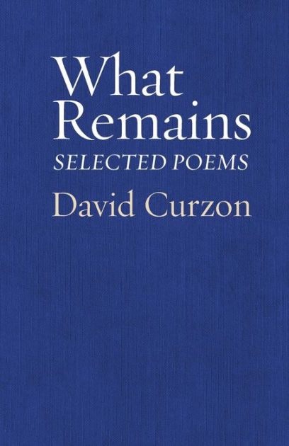 What Remains: Selected Poems by David Curzon, Paperback | Barnes & Noble®