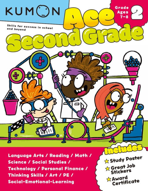 Kumon Ace Second Grade by Kumon Publishing, Paperback | Barnes & Noble®