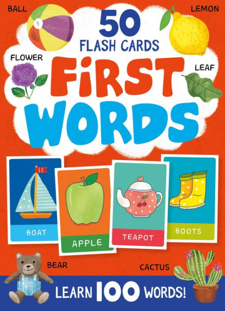First Words. 50 Flash Cards: Learn 100 Words! by Clever Publishing ...
