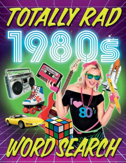Totally Rad! 1980s Word Search Book - 1980s Word Search for Adults ...
