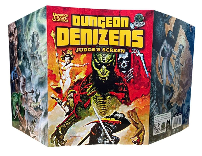 Dungeon Denizens DCC RPG Judge's Screen by Dungeon Denizens, Other ...
