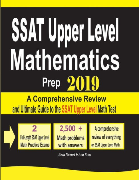 SSAT Upper Level Mathematics Prep 2019: A Comprehensive Review and ...