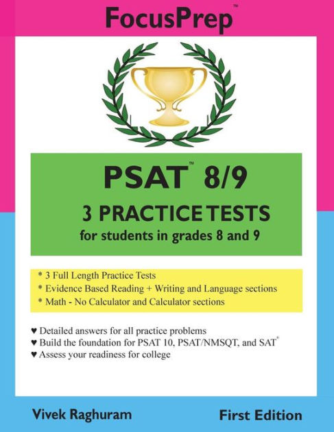 PSAT 8/9 3 Practice Tests: for students in grades 8 and 9 by Vivek ...