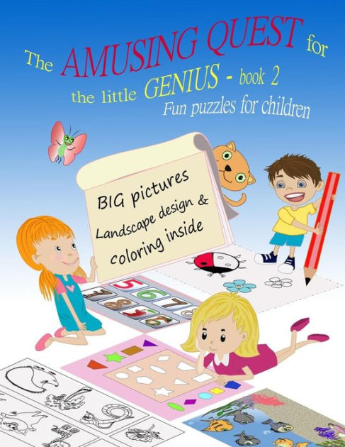 The Amusing Quest for the little Genius - BOOK 2. Fun puzzles for ...