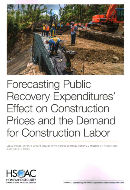Forecasting Public Recovery Expenditures' Effect on Construction Prices ...