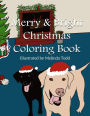 Merry and Bright Christmas Coloring Book by Melinda Todd, Paperback ...