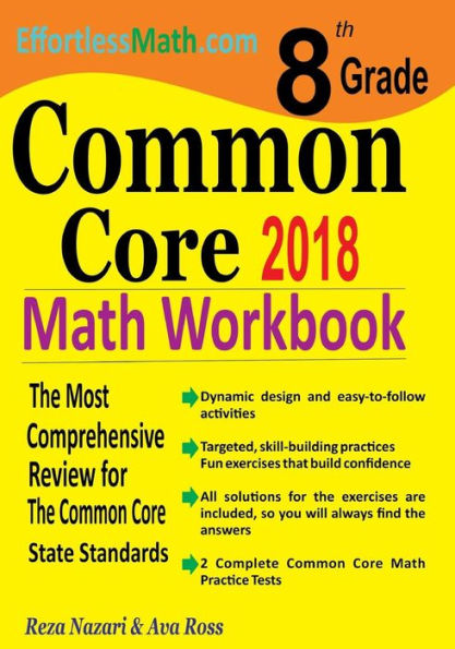 8th Grade Common Core Math Workbook: The Most Comprehensive Review for ...
