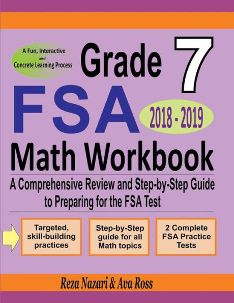 Grade 7 FSA Mathematics Workbook 2018 - 2019: A Comprehensive Review ...