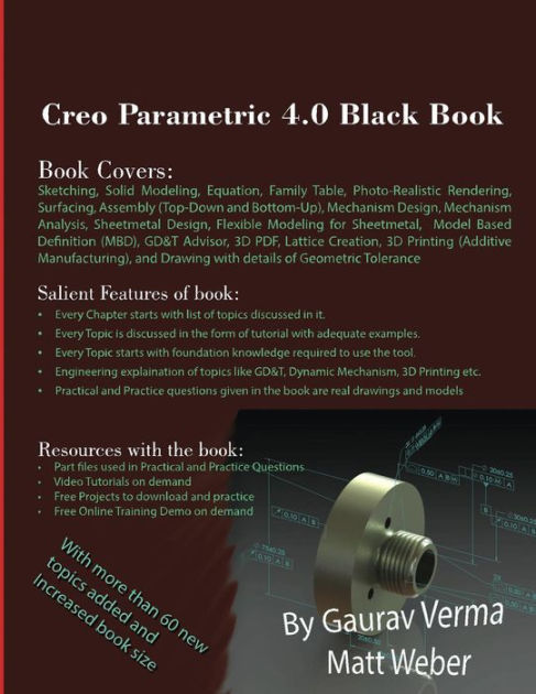 Creo Parametric 4.0 Black Book by Gaurav Verma, Matt Weber | eBook ...