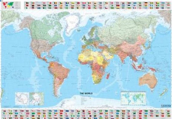 Michelin Map The World 13701 (Laminated, Rolled) by Michelin, Other ...