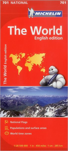 Michelin World Map 701 by Michelin, Other Format | Barnes & Noble®