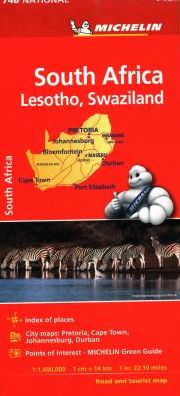 Michelin South Africa Map 748 by Michelin, Other Format | Barnes & Noble®