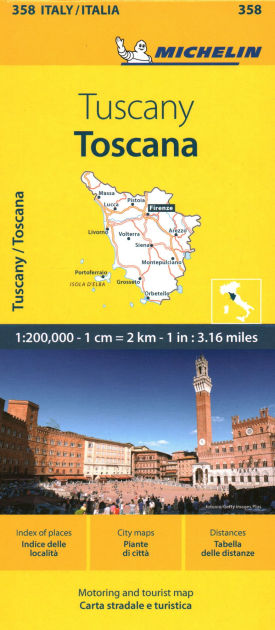 Michelin Map Italy: Toscana 358 by Michelin, Other Format | Barnes & Noble®