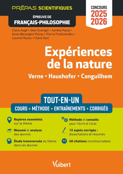 Expériences de la nature - Épreuve de français-philosophie - Prépas ...