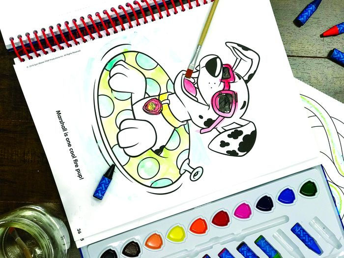 PAW PATROL DELUXE POSTER PAINT & COLOR by Phidal Inc., Hardcover ...