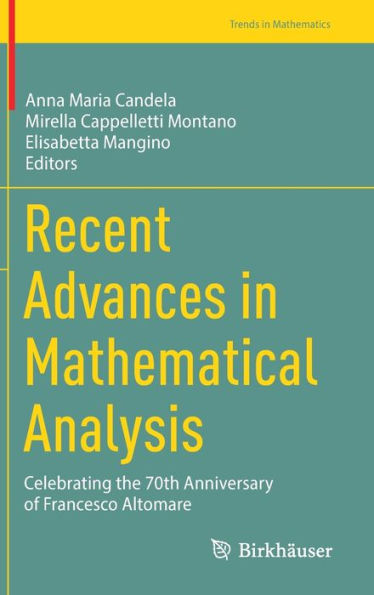Recent Advances in Mathematical Analysis: Celebrating the 70th ...
