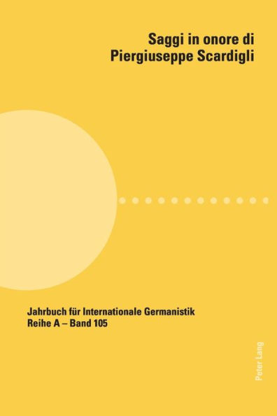 Saggi in onore di Piergiuseppe Scardigli by Hans-Gert Roloff, Paperback ...