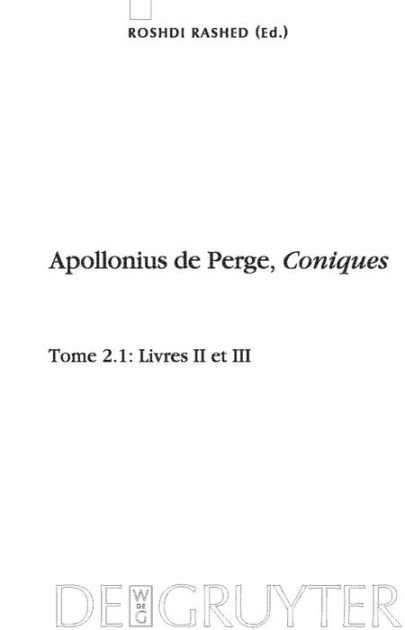 Livres II et III. Commentaire historique et mathématique, édition et ...