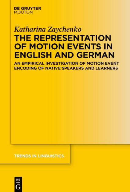 The Representation of Motion Events in English and German: An Empirical ...