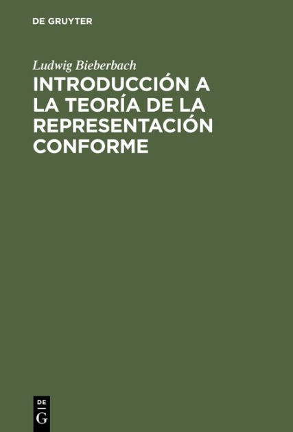 Introducción a la teoría de la representación conforme by Ludwig ...